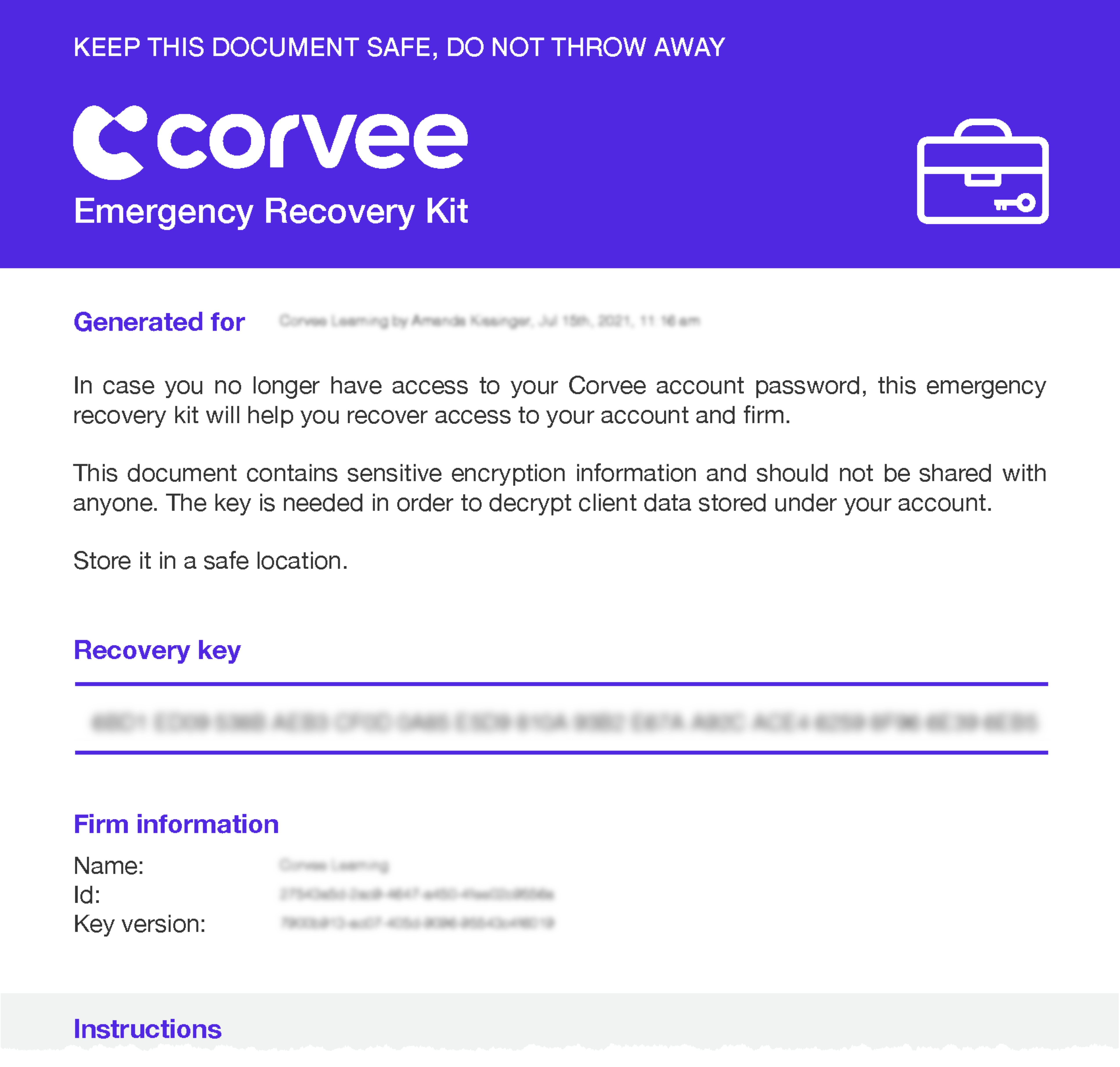 Recovering Your Corvee Software Account or Password – Corvee Software